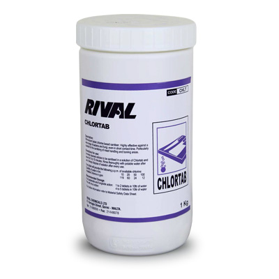 Chlorine Sanitizing Tablets (CHLT) - N. Cordina Marketing Ltd. Malta